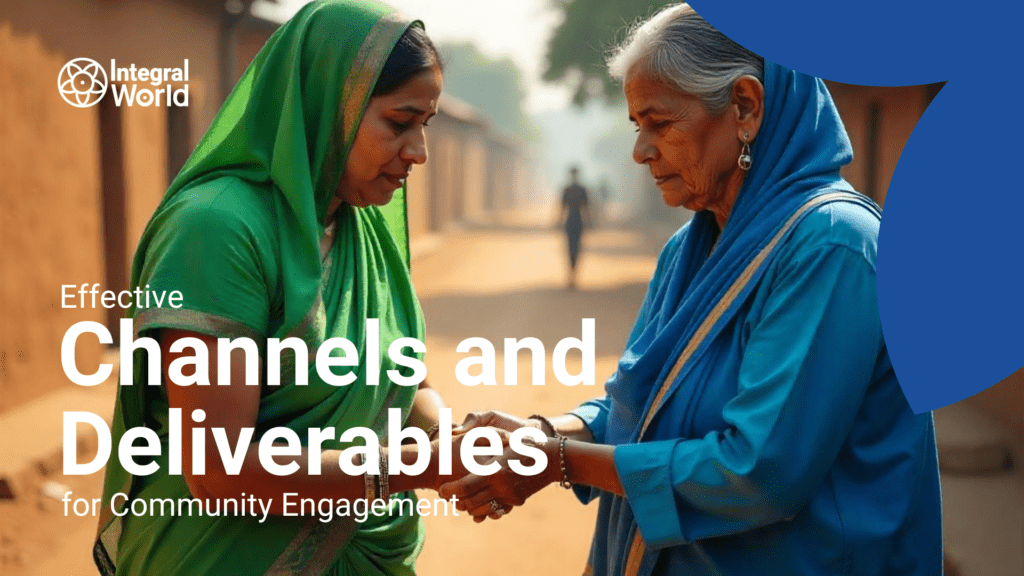 Effective Channels and Deliverables for Community Engagement - Integral ...