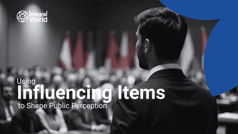 Using Influencing Items to Shape Public Perception - Integral World